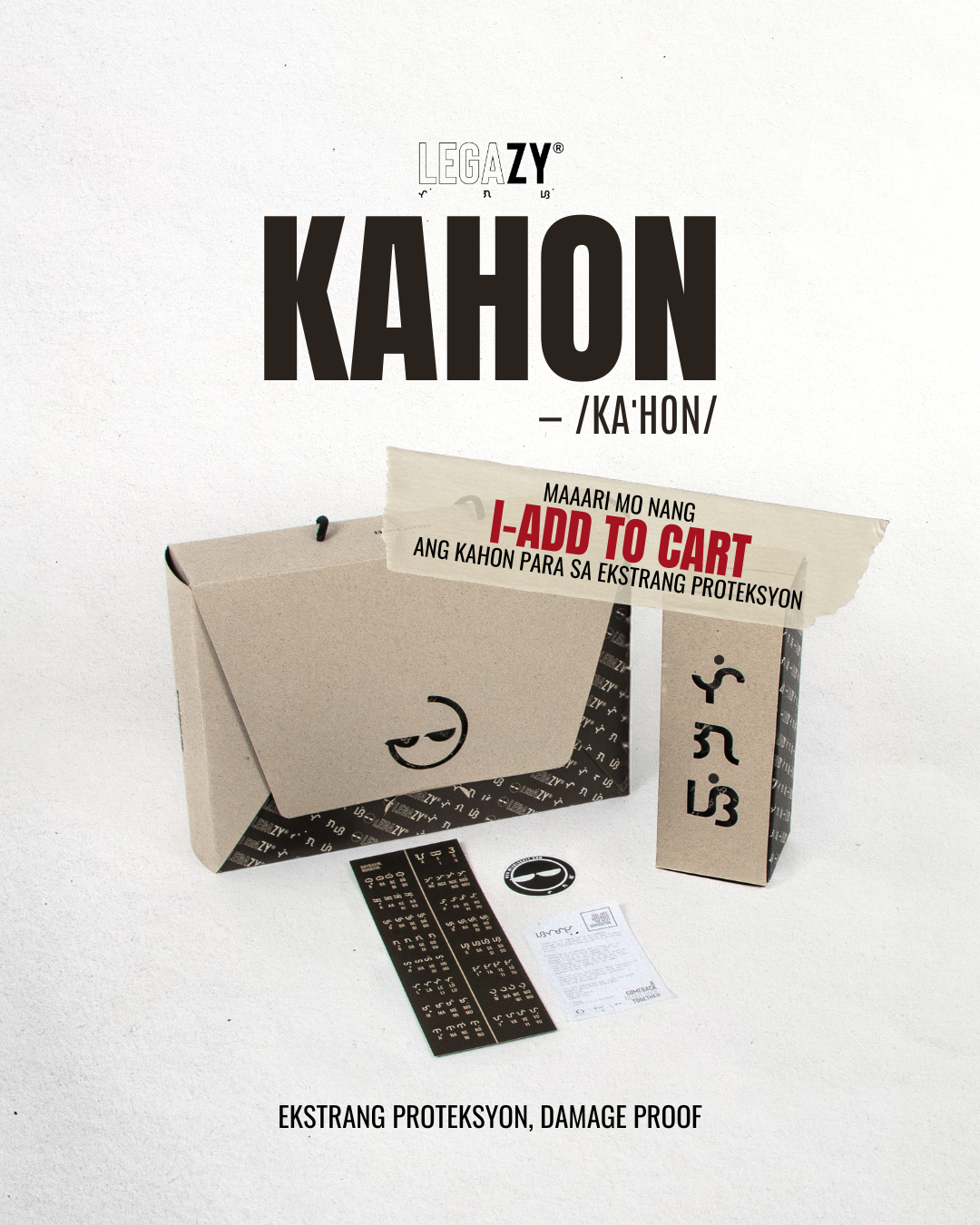 LEGAZY BAYBAYIN BOX | KAHON – Wear Legazy Street